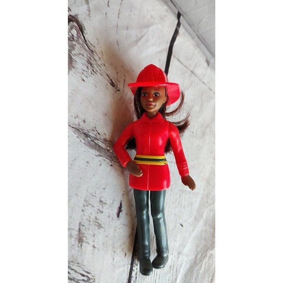 Mattel | Toys | Barbie Firefighter Doll Mini Figure African American ...